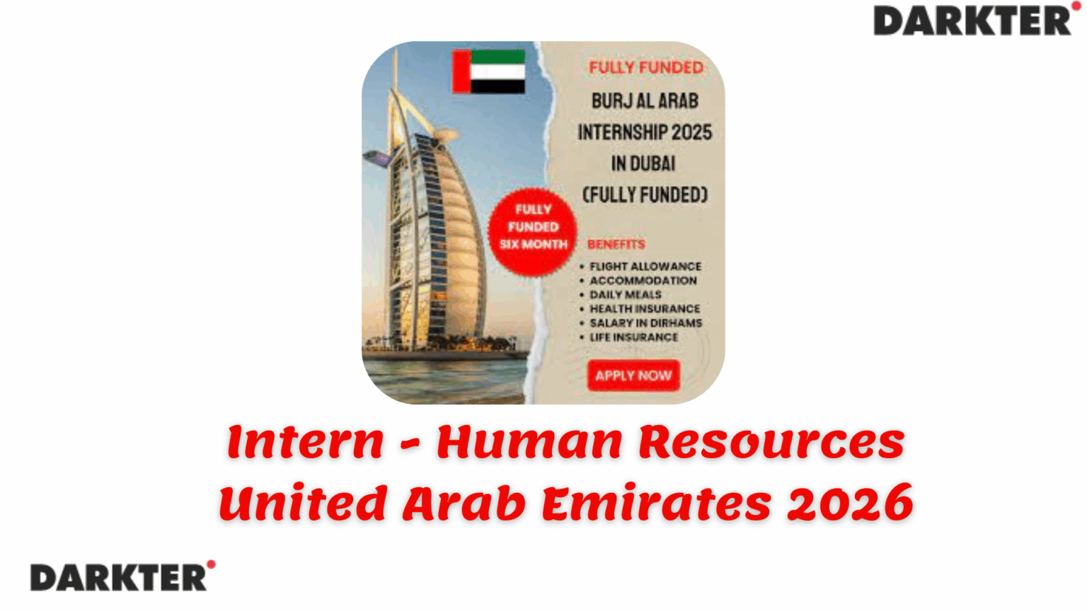 Intern - Human Resources United Arab Emirates 2026 - Darketer