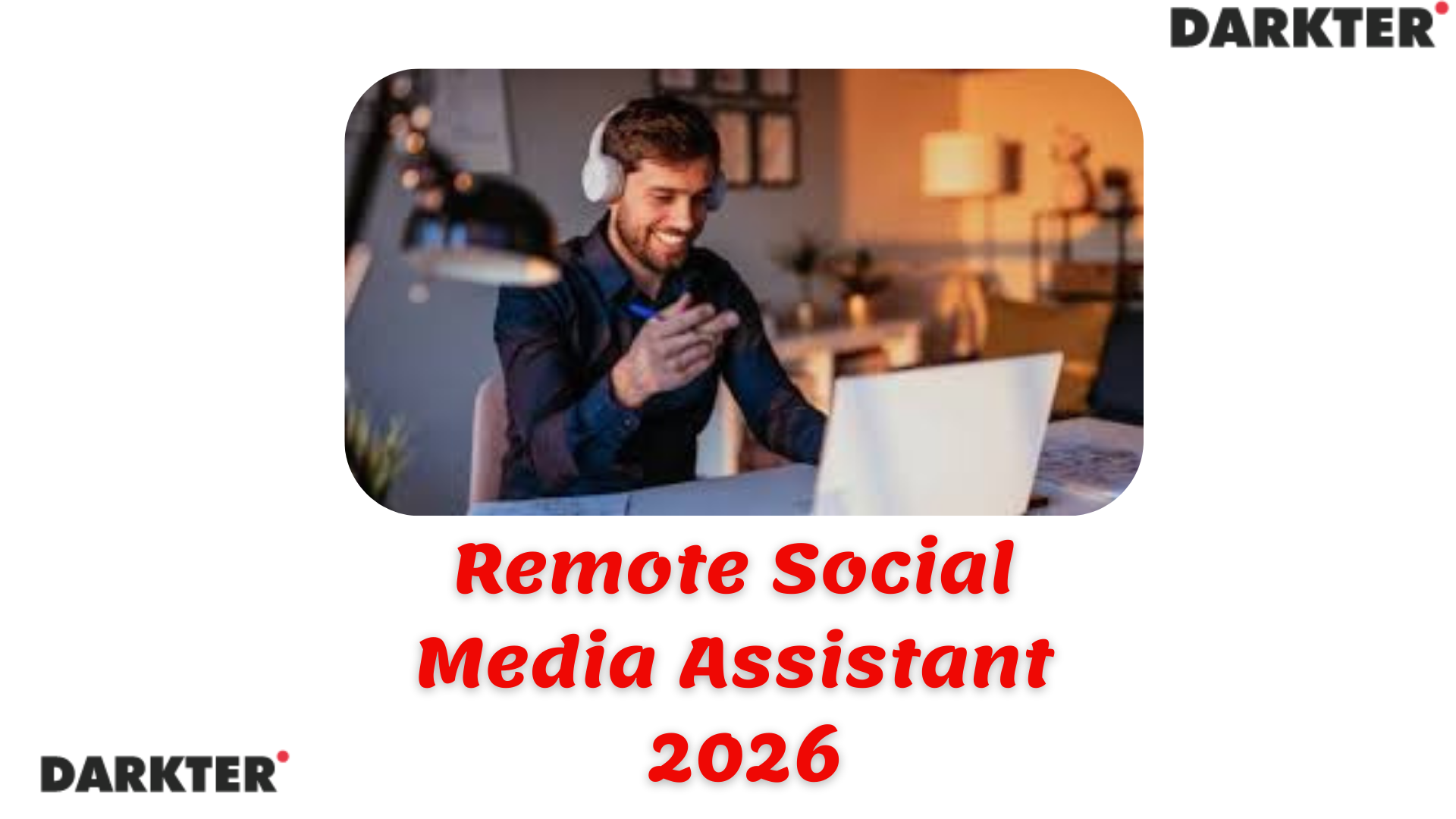 Remote Social Media Assistant 2026 - Darketer