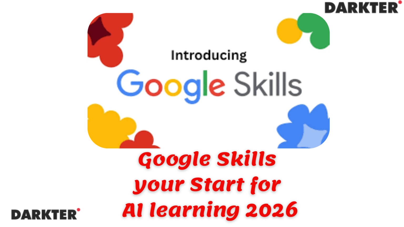 Google Skills your Start for AI learning 2026 - Darketer